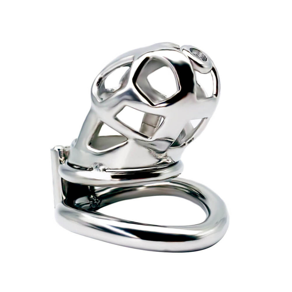 Lockable Stainless Steel Chastity Cage – Chastity-device