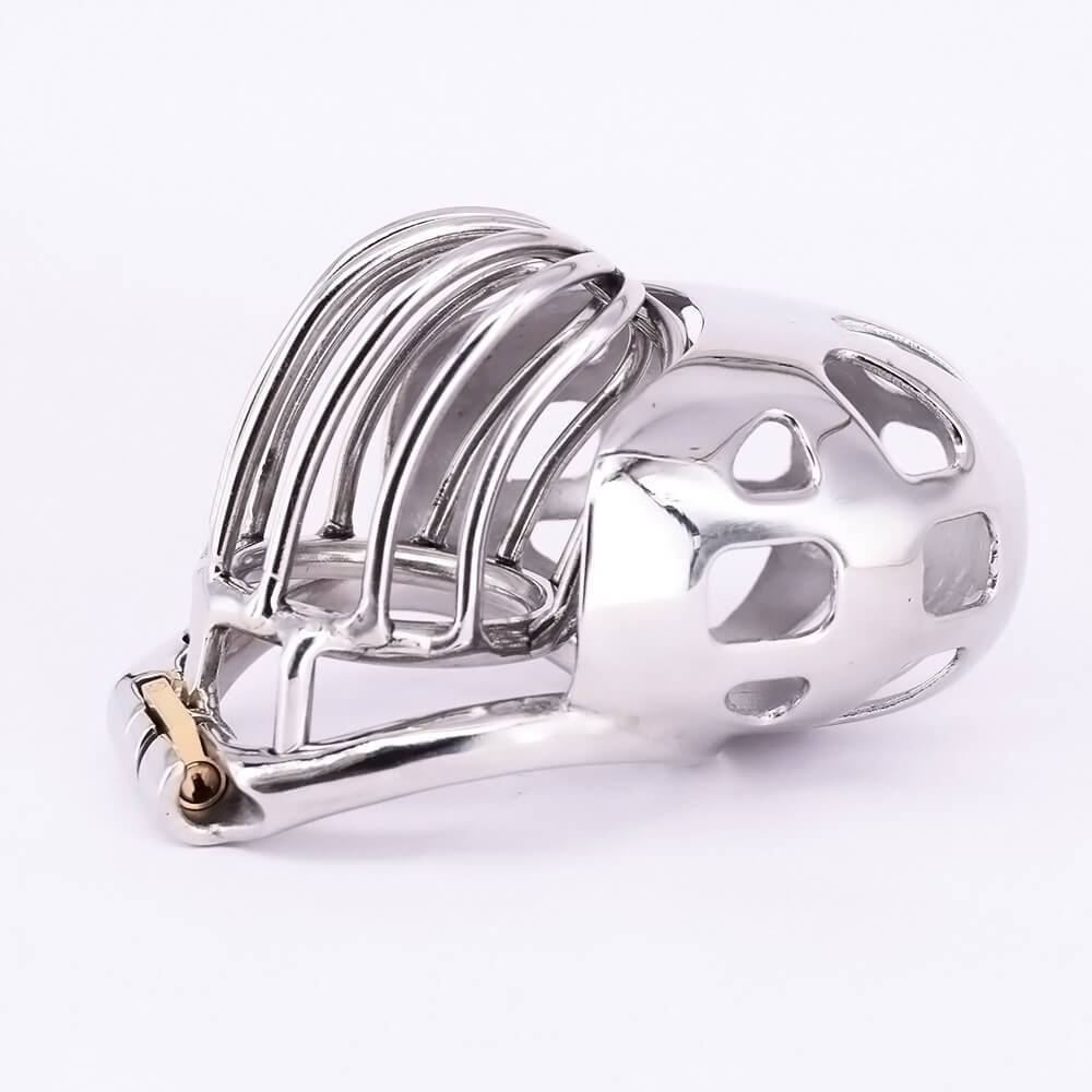 Male Cock Cage with Scrotum Testicle Pouch – Chastity-device