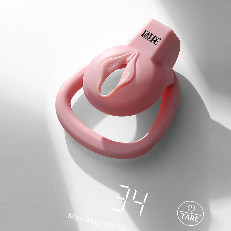JEUSN Pink Flat Chastity Cage – Chastity-device